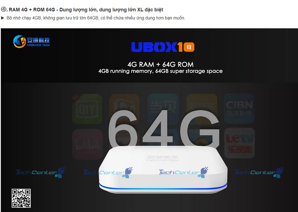 Ubox Gen 10 Ram 4G Xem Phim, Thể Thao, Truyền Hình Quốc Tế Cap Cấp Nhất Hiện Nay